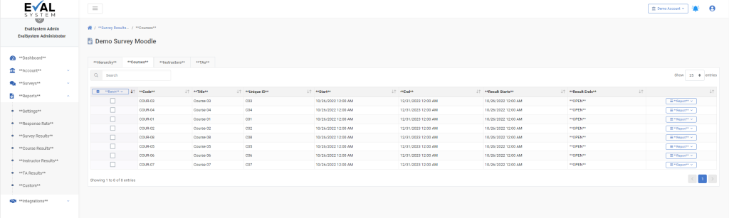 Best in Class Online Course Evaluation and Surveys. Try Free